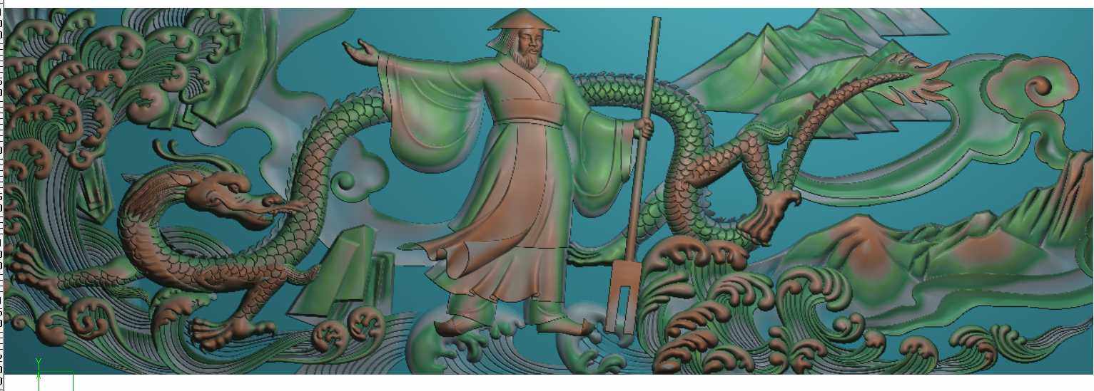 Купить Датун резной Дагу вода дракона резной Графа Daishu. фреска jdp ...