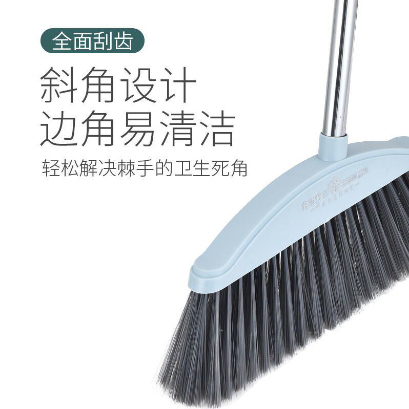 Thickened single broom dustpan set household combination stainless ...