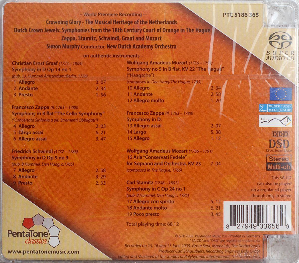 五音唱片PentaTone 扎帕交响乐荣誉Crowning Glory/Simon Murphy 金碟SACD - 音响器材交易 音响论坛