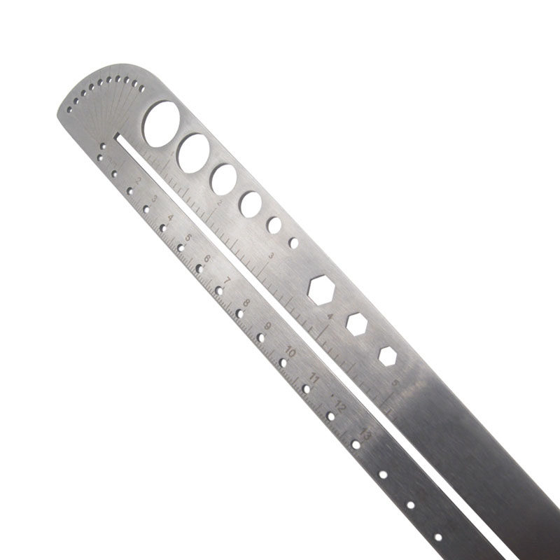 Купить Multifunction Ruler Stainless Steel Compasses Protractor Hex в ...