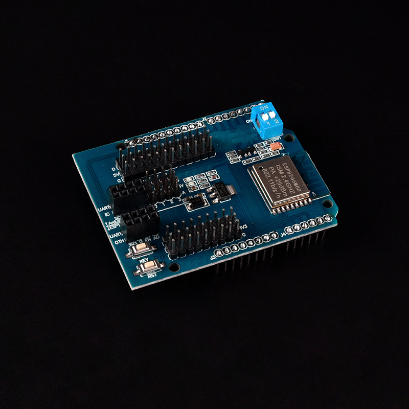 Купить Совместимый Arduino Uno R3 Esp8266 Web Sever последовательный порт Wifi расширять панель