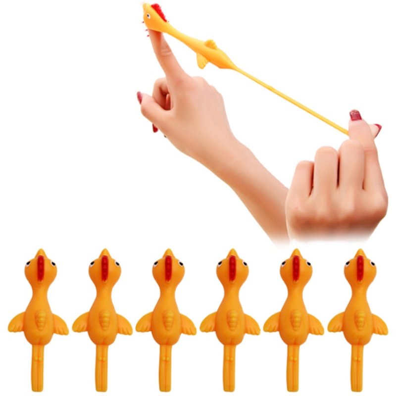 Catapult Turkey Fun Trick Launching Slingshot Chicken Rubber Band ...