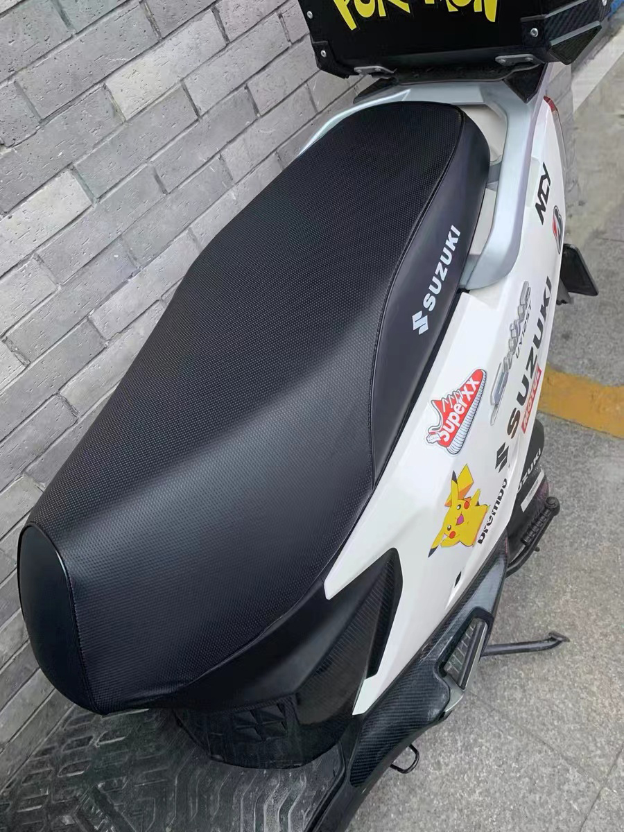 chân chống xe máy Thích hợp cho Qingqi Suzuki UU125 bọc ghế UY125T lưới chống nắng bọc ghế phụ ...