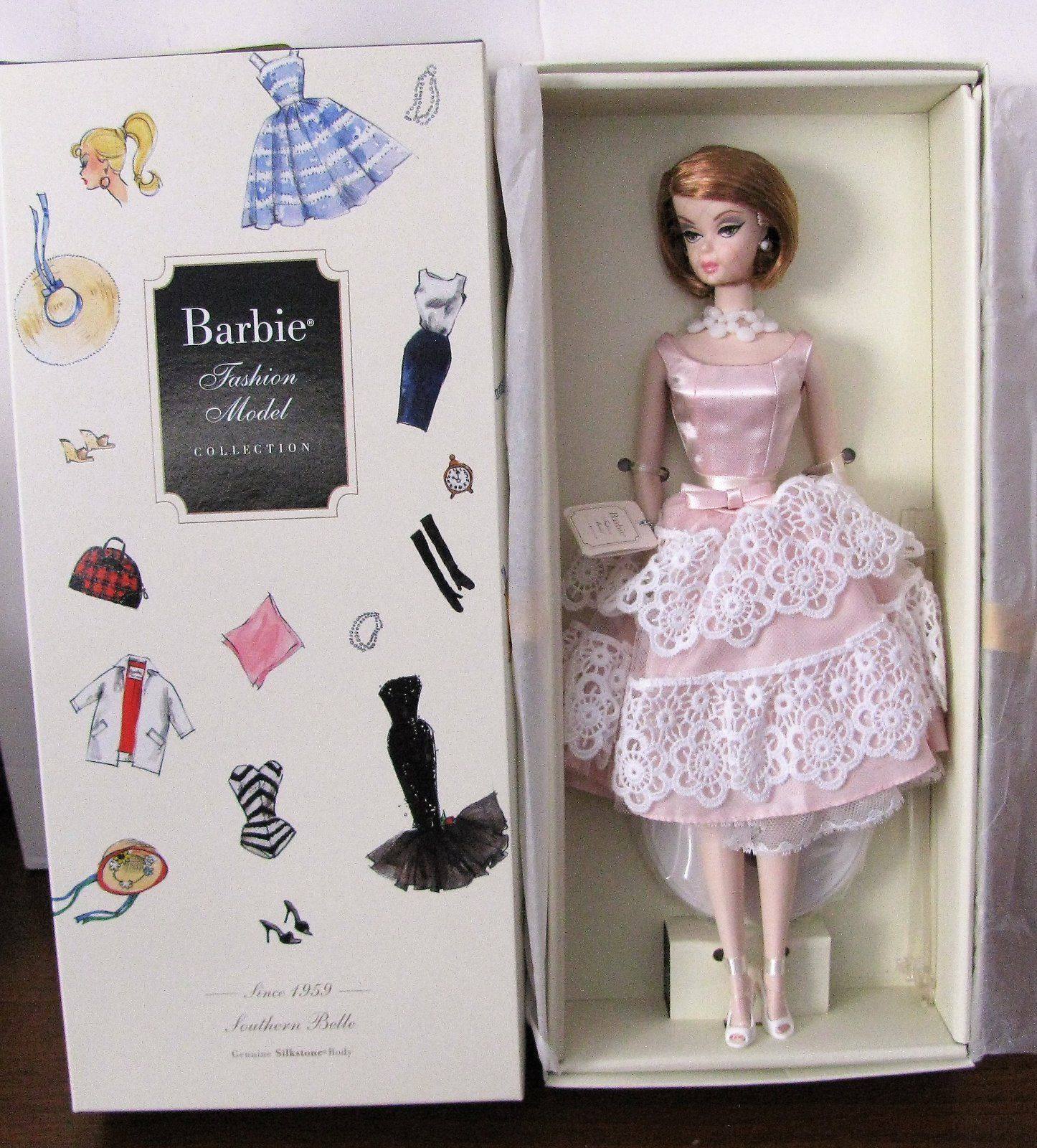 Barbie Southern Belle silkstone Southern Belle Gold Label Collector's ...