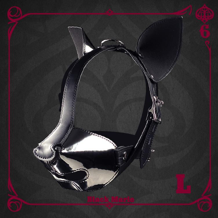BlackMarie BDSM Genuine Leather Dog Mask K9 High End Stomach Tune Cosplay Mask - BulkChinese.com ...